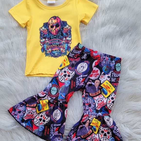 Matching Sets | Camp Crystal Lake Bell Bottom Set | Poshmark